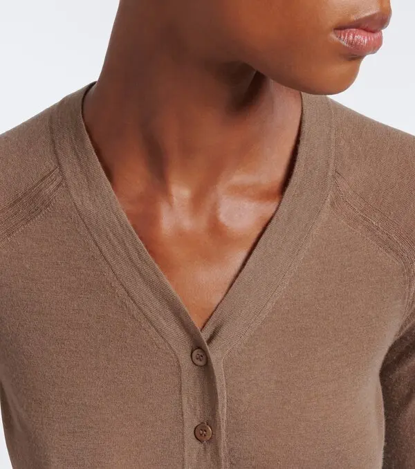 JOSEPH Reem Cashmere Henley Shirt - Beige