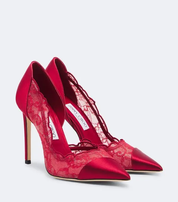JIMMY CHOO Brigitte Pumps - Red