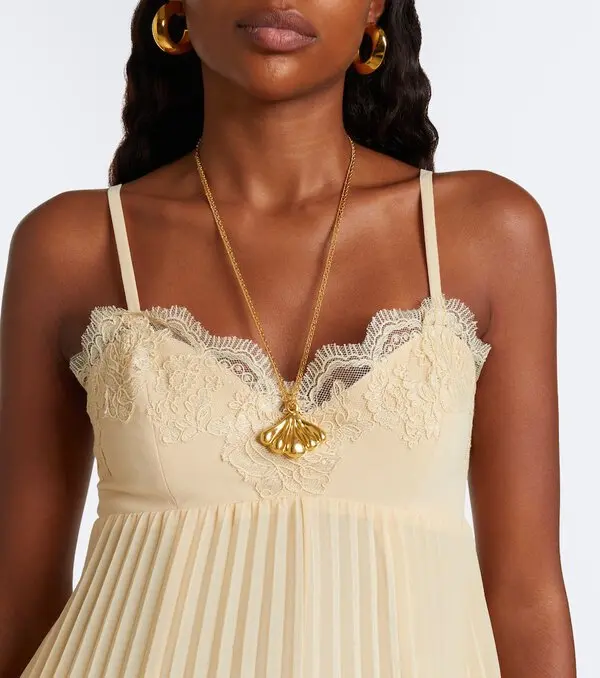 Zimmermann Lace-trimmed Chiffon Camisole