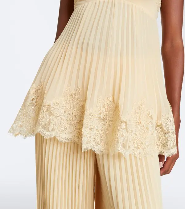 Zimmermann Lace-trimmed Chiffon Camisole
