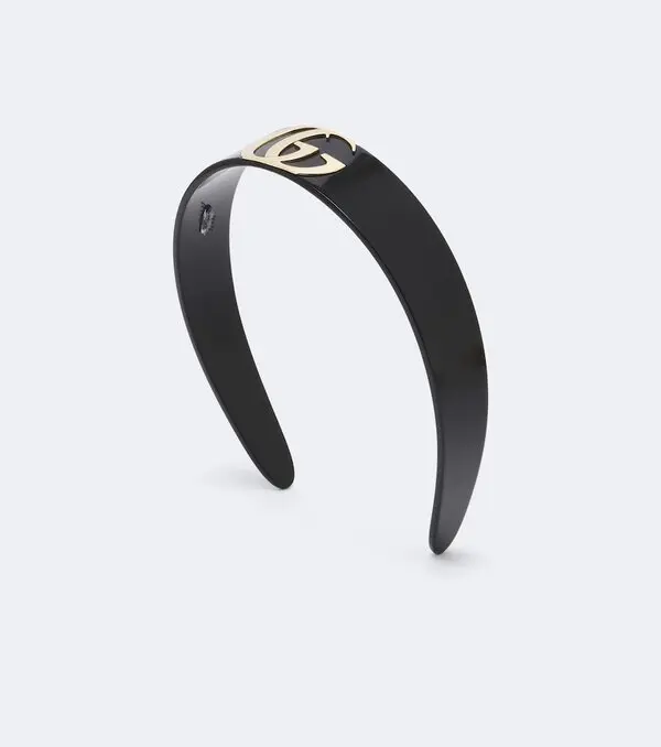 Gucci Double G Headband - Black
