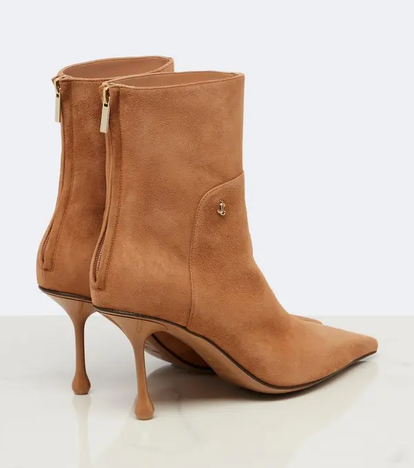 JIMMY CHOO Cycas Suede Ankle Boots