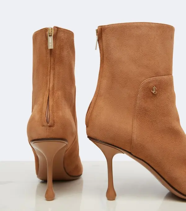JIMMY CHOO Cycas Suede Ankle Boots