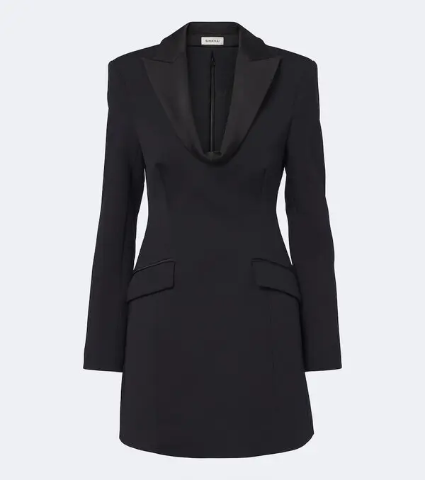 Simkhai Marina Blazer Dress - Black