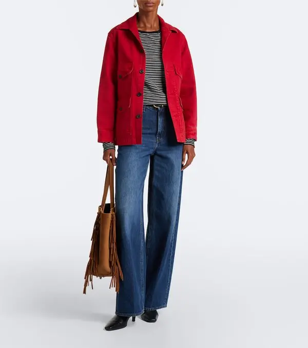 NILI LOTAN Joni Fringed Suede Tote Bag