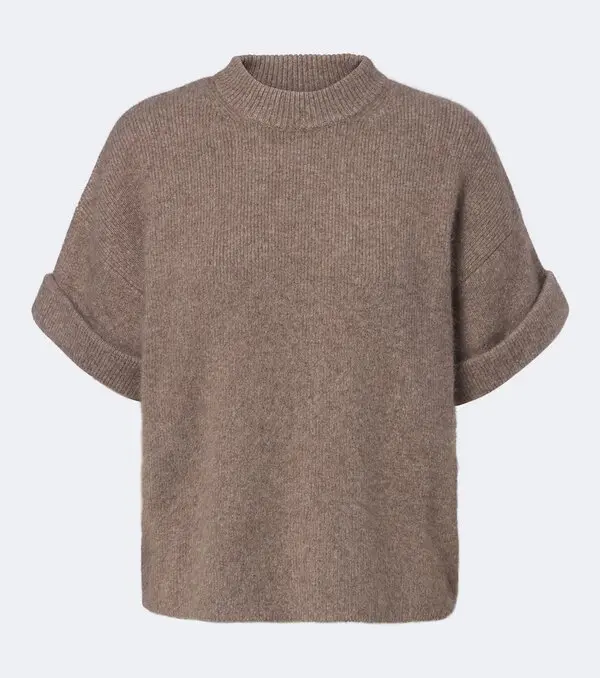 Loulou De Saison Tamia Ribbed-knit Wool-blend Sweater