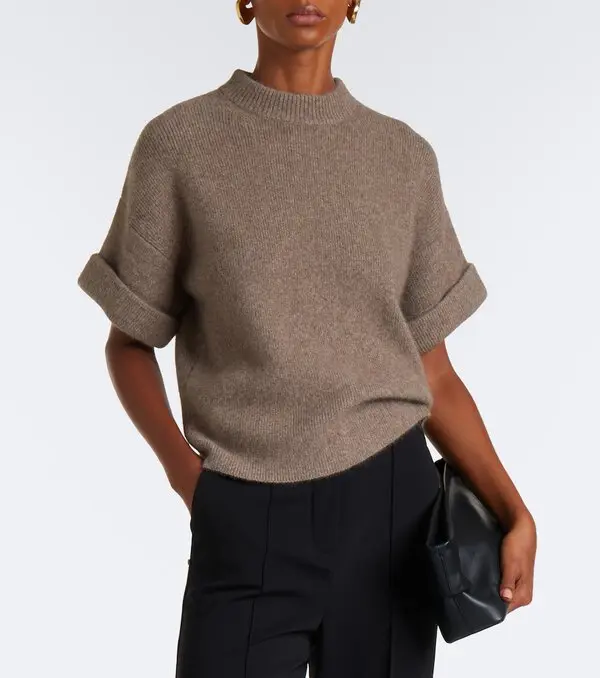 Loulou De Saison Tamia Ribbed-knit Wool-blend Sweater