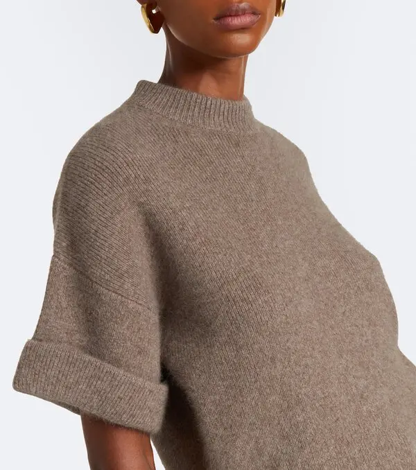 Loulou De Saison Tamia Ribbed-knit Wool-blend Sweater