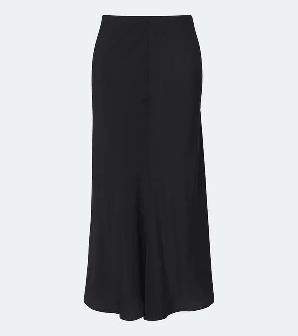 THE ROW Oboe Silk Midi Skirt