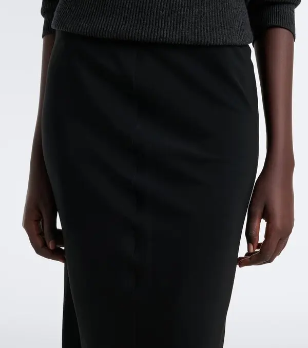 THE ROW Oboe Silk Midi Skirt