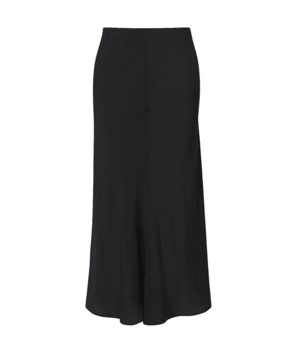 THE ROW Bakura Silk Crêpe De Chine Midi Skirt