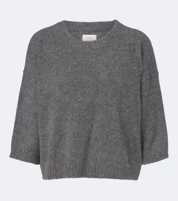 Loulou De Saison Azali Wool-blend Sweater - Grey
