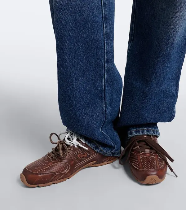Miu Miu X New Balance 530 Sl Leather Sneakers