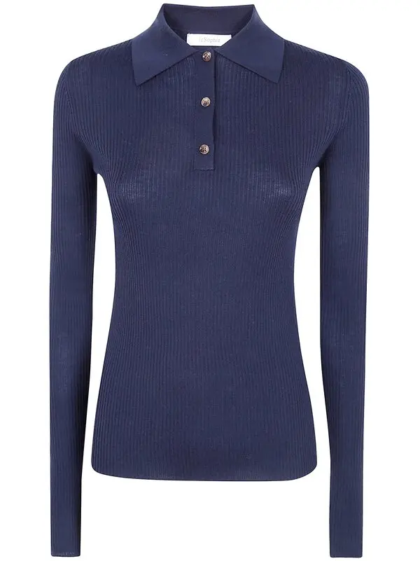 JC SOPHIE Merino Wool Polo Sweater