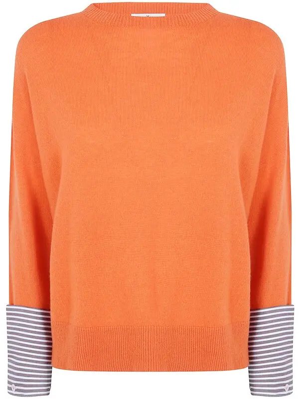 WHYCI Sweater Round Neck "wh0573 2108 Pumpkin