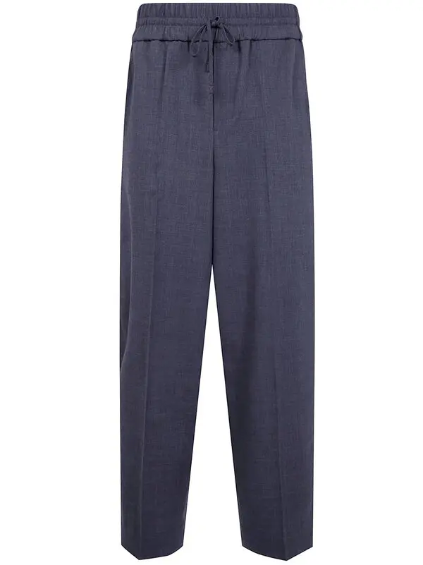 AMI Paris Virgin Wool Trousers - Gray
