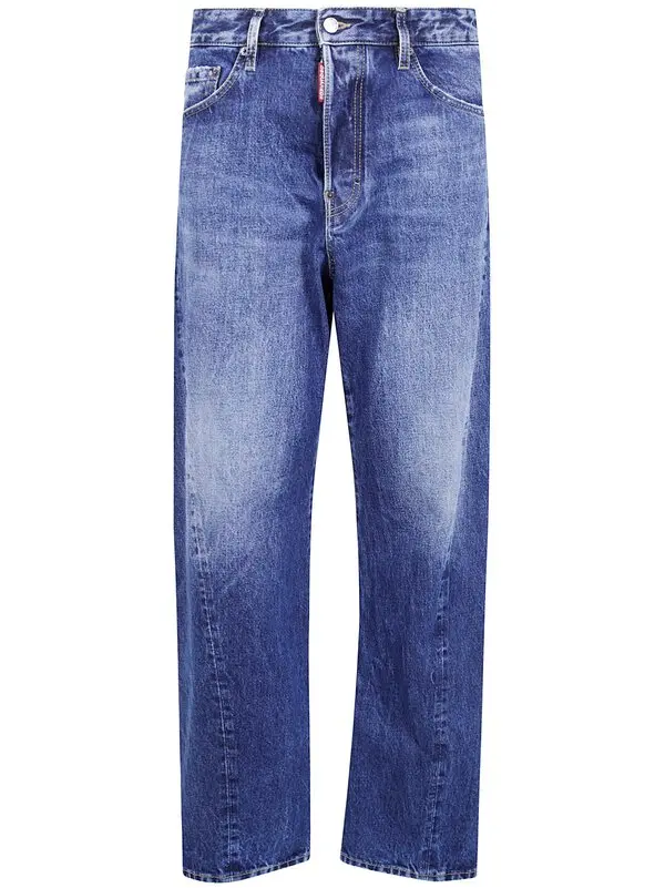 Dsquared2 Loose Twist Denim Jeans - Blue