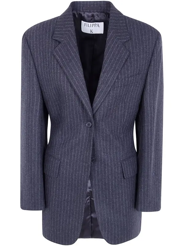 Filippa K Jacket Flannel Blazer "hourglass Pinstripe