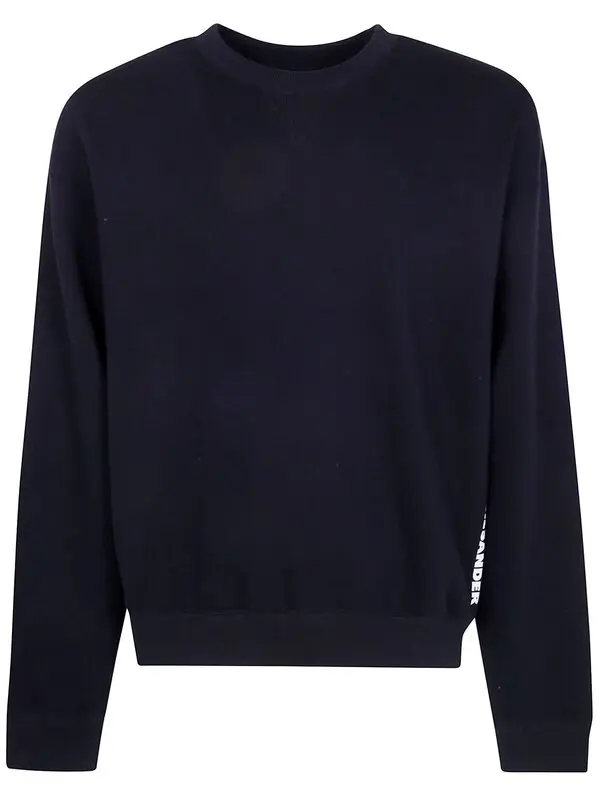 JIL SANDER Sweatshirt Crew Neck Long Sleeves "j22gu0166.j20128 001 Bla - Black