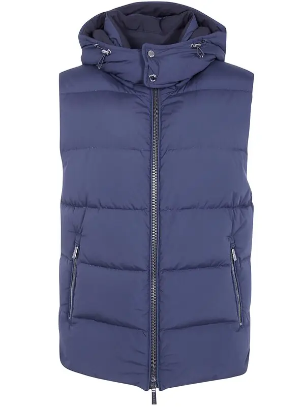MOORER Jacket Hooded "fire - Blue