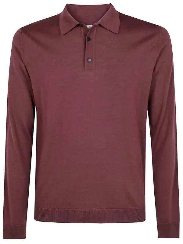 NUUR Long Sleeves Serafino Neck Sweater