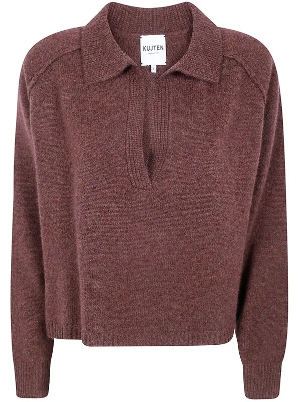 KUJTEN Sweater Cashmere "aenora - Brown