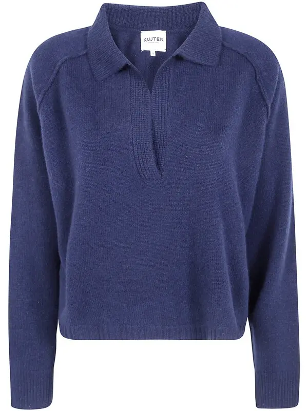KUJTEN Sweater Cashmere "aenora - Blue