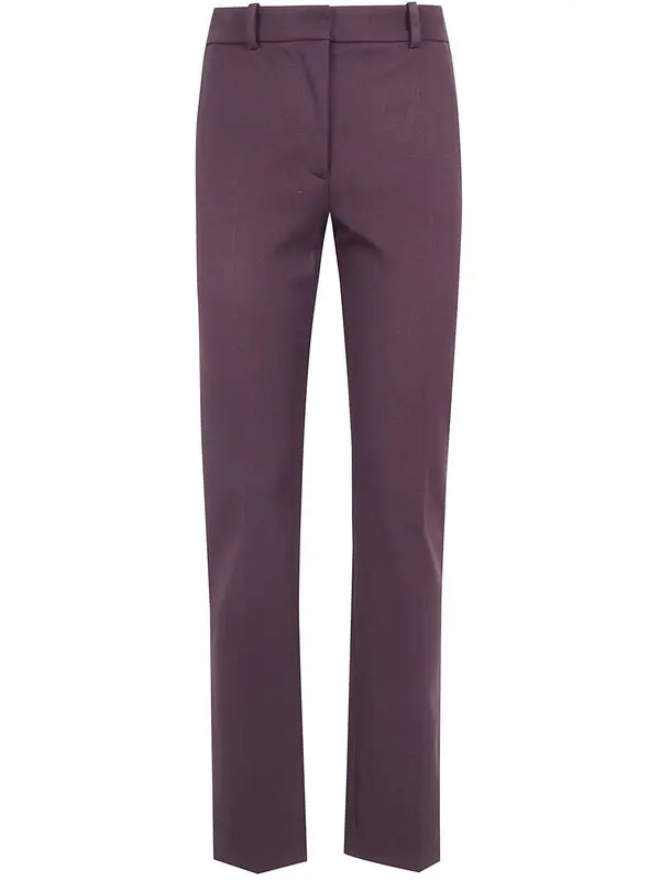JOSEPH Pants Stretch Gabardine Trousers - Red