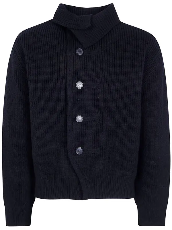 Dries Van Noten Sweater Wool "marino - Black