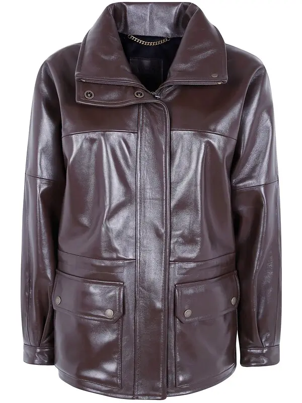 EMMETI Jacket Long Leather "zoe Nappa