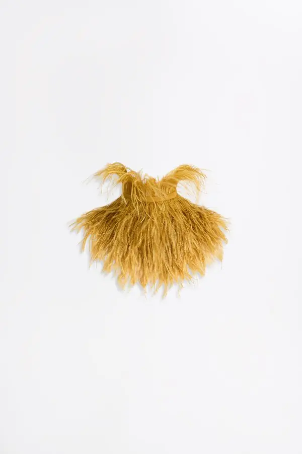 Scanlan Theodore Feather Scarf - Chartreuse
