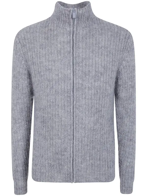 Aspesi Zip-up Mohair Sweater