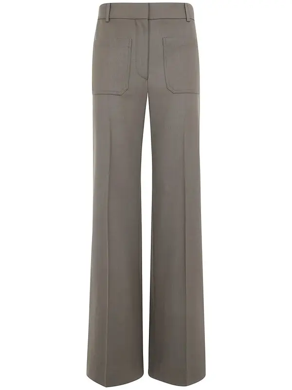 Victoria Beckham Pants Wool Blend "alina - Green