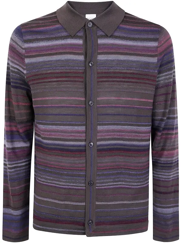 Paul Smith Button-through Fine Knit Sweater