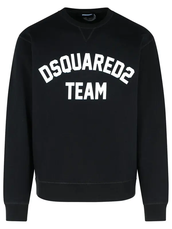 Dsquared2 Cotton Sweatshirt - Black
