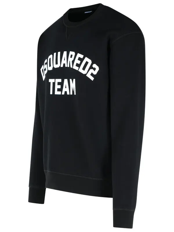 Dsquared2 Cotton Sweatshirt - Black