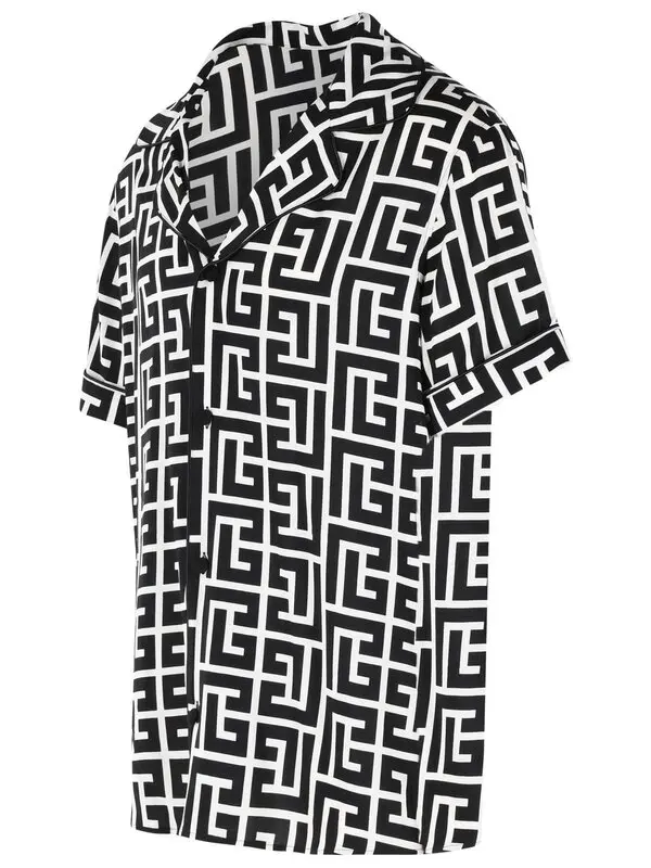 Balmain Viscose Shirt - Black