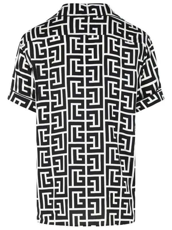 Balmain Viscose Shirt - Black