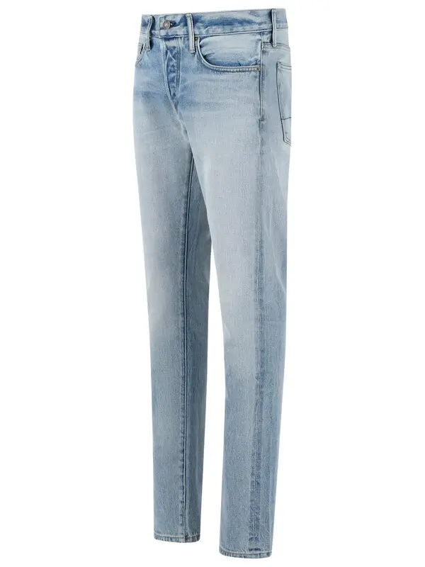 TOM FORD Pale Cotton And Lyocell Jeans