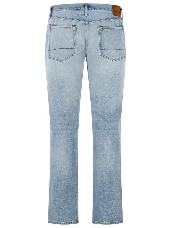 TOM FORD Pale Cotton And Lyocell Jeans
