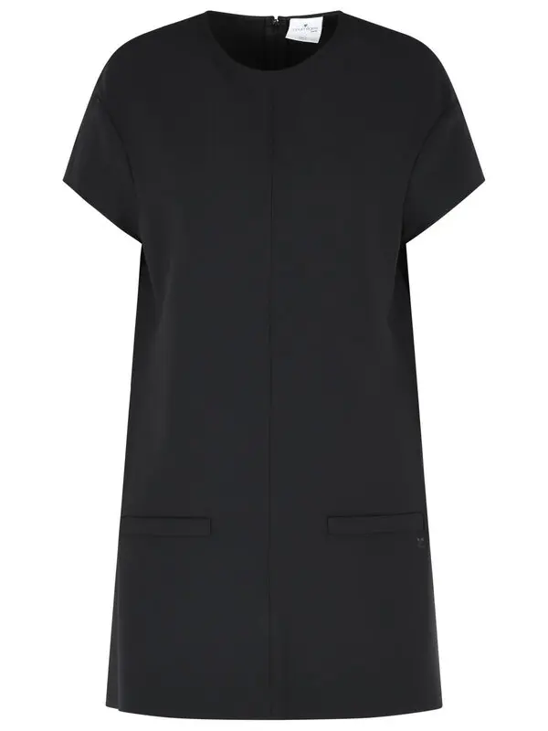 COURREGES Heritage' Wool Blend Dress - Black