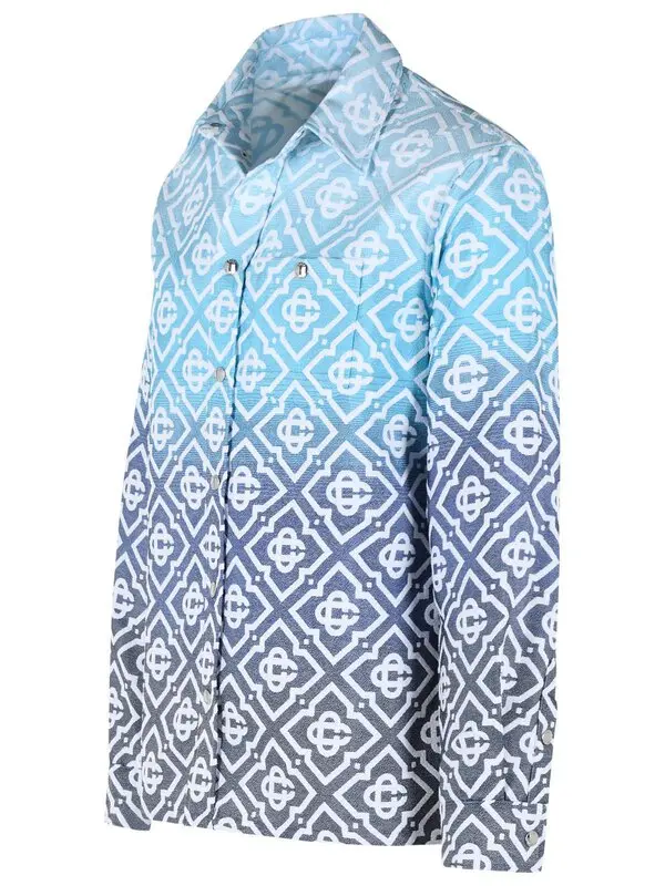 Casablanca Light Cotton Blend Monogram Jacket
