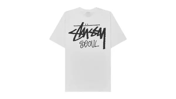 StÜssy Stock Seoul Exclusive T-shirt - White