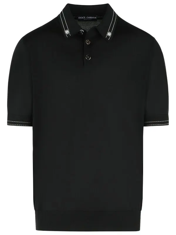 Dolce & Gabbana Silk Polo Shirt
