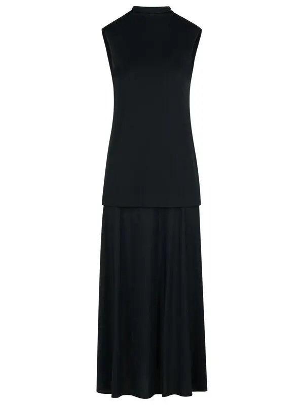 JIL SANDER Viscose Blend Dress - Black