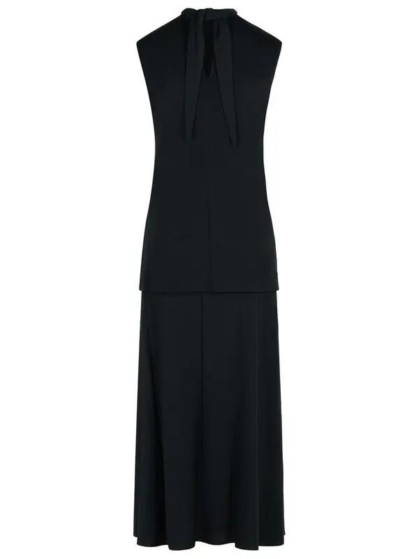 JIL SANDER Viscose Blend Dress - Black