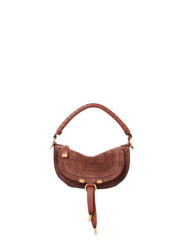 Chloé Mini Marcie Shoulder Bag - Brown