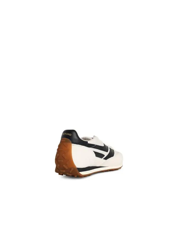 TOM FORD Mick Leather Blend Sneakers - White