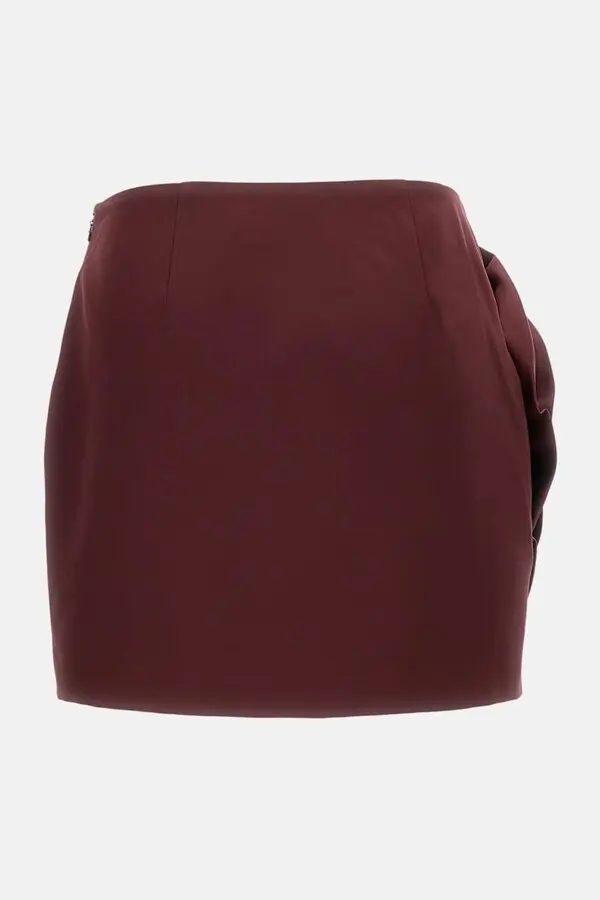 ROTATE BY BIRGER CHRISTENSEN Satin Mini Skirt