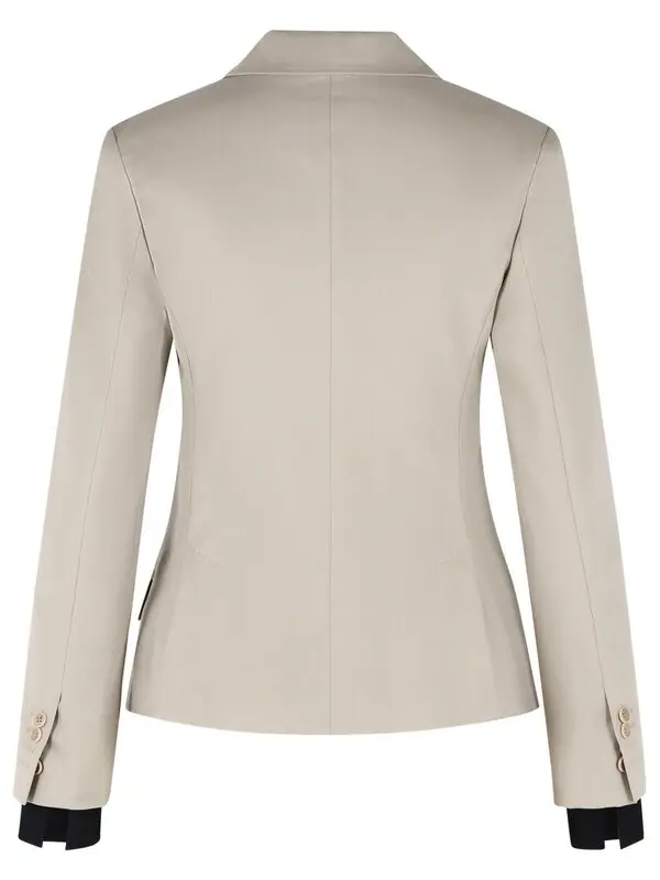 Max Mara Placido Virgin Wool Blend Double-breasted Blazer - Cream